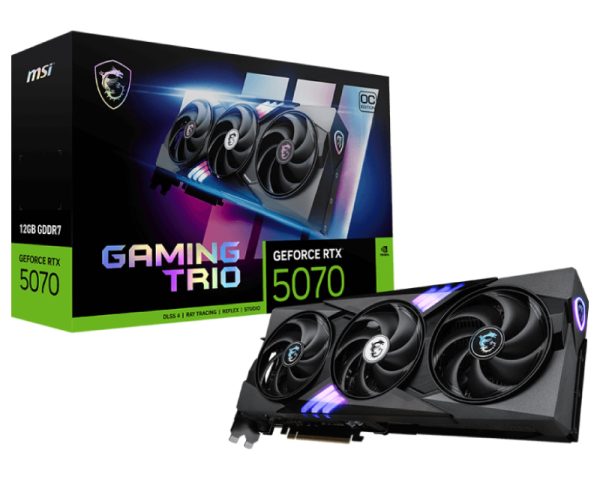 MSI GeForce RTX 5070 12G GAMING TRIO OC