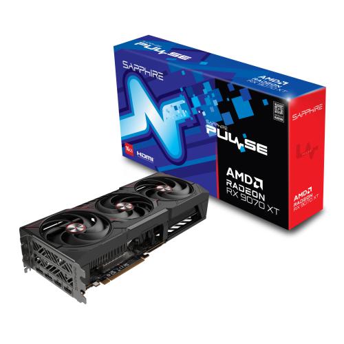 SAPPHIRE PULSE AMD Radeon™ RX 9070 XT - 16GB GDDR6 - 11348‑03‑20G