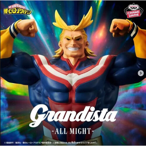 Bandai BP29074 Banpresto My Hero Academia Grandista - All Might