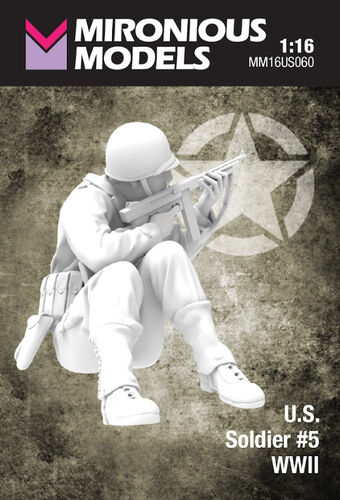 NEW! Mironious Models 16US060 US WWII Soldier No.5 (1 Figure)