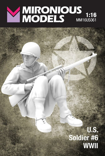 NEW! Mironious Models 16US061 US WWII Soldier No.6 (1 Figure)