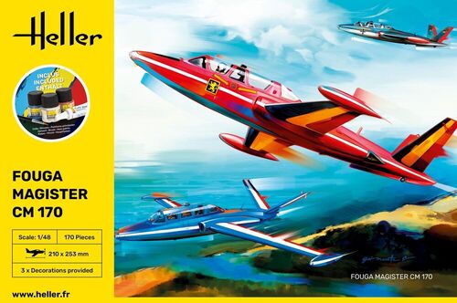 Heller 35510 Fouga Magister CM 170 - Starter Kit