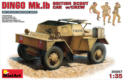MiniArt 35067 Dingo Mk.1b British Scout Car w/Crew