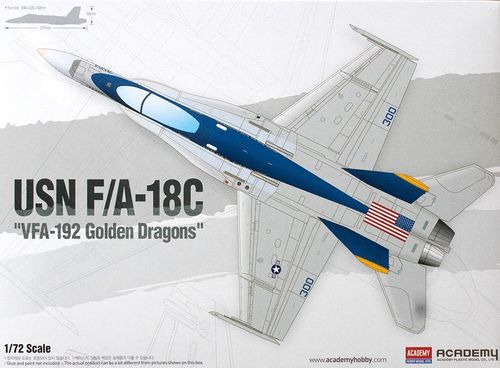 Academy 12564 USN F/A-18C VFA-192 Golden Dragons