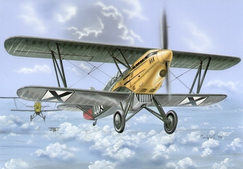 RS Models 92070 Czechoslovakian biplane Avia B.534 IV. Version/5th series