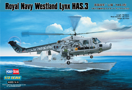 Hobby Boss 87237 Royal Navy Westland Lynx HAS.3