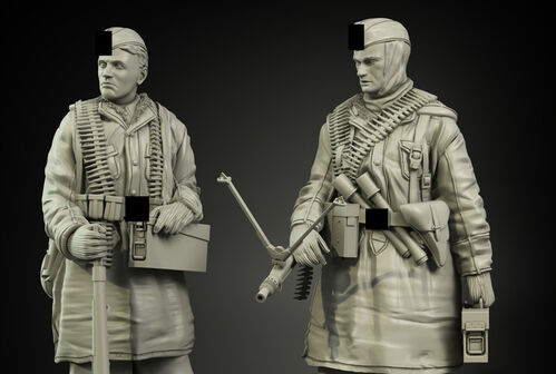 PanzerArt FI35-065 Waffen-SS Anorakanzug MG-42 set