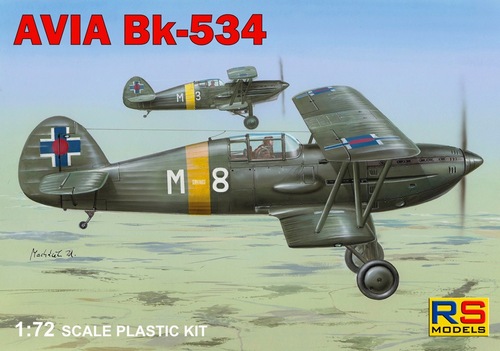 RS Models 92065 Czechoslovakian biplane Avia Bk.534