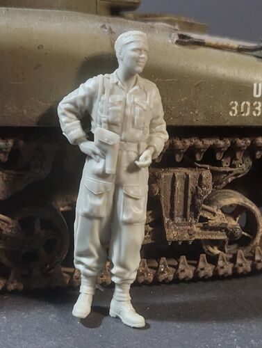 PanzerArt FI35-235 British Tanker Coverall At Rest No. 1