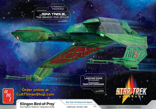 AMT/ERTL 1400 Star Trek Klingon Bird-of-Prey