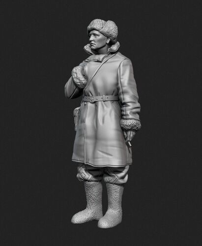 PanzerArt FI35-129 Soviet tank officer in sheepskin coat No.1