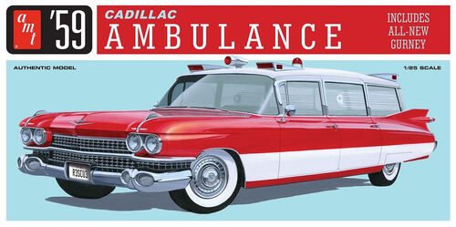 AMT/ERTL 1395 Cadillac Ambulance with Gurney (1959)