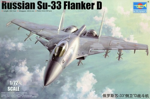Trumpeter 01667 Su-33 Flanker D