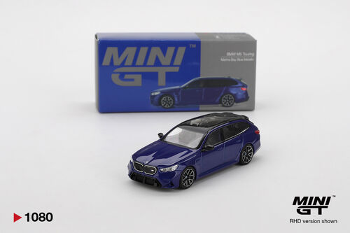 NEW! Mini GT 01080 BMW M5 (G99) Touring 2024 Marina Bay Blue Metallic