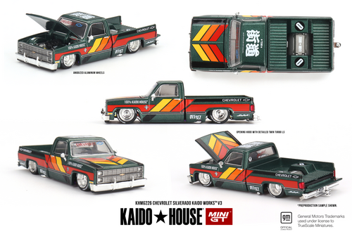 NEW! Mini GT KHMG226 Chevrolet Silverado Kaido Works V3 1980