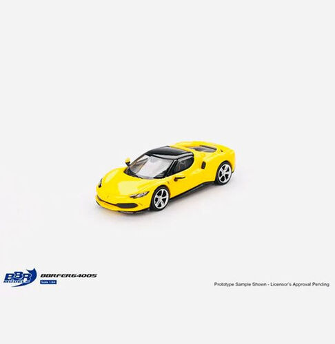 NEW! BBR 64005 Ferrari 296 GTB 2024 Giallo Modena