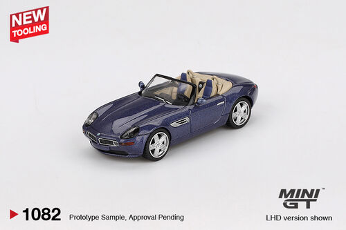 NEW! Mini GT 01082BL BMW Z8 Alpina 2003 Alpina Blue (Blister)