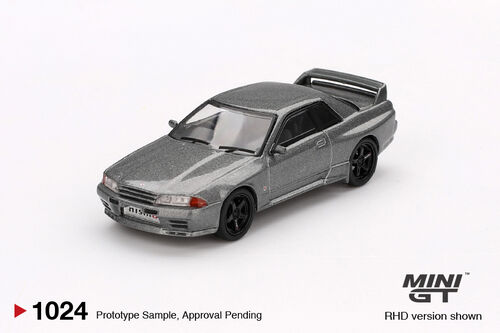 NEW! Mini GT 01024BL Nissan Skyline GT-R - Nismo BNR32 CRS Version 1992 Dark Metal Grey (Blister)