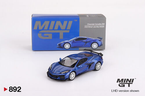 Mini GT 00892 Chevrolet Corvette Z06 - 2023 Elkhart Lake Blue Metallic