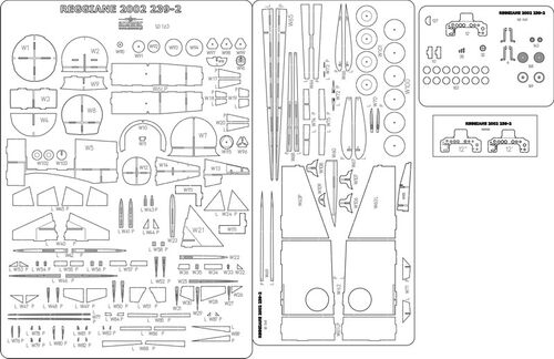 Answer MSM-055-SZK Reggiane Re.2002 - Laser Cut Frames