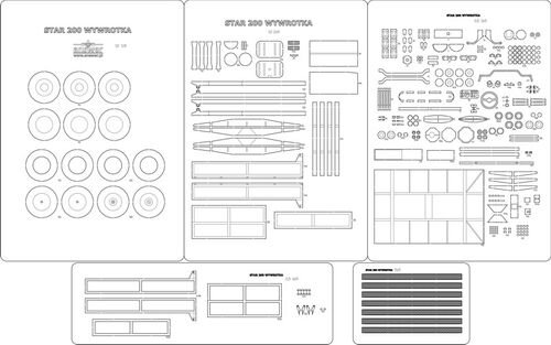 Answer KS-08-2024-SZK Star 200 Tipper - Laser Cut Frames, Details