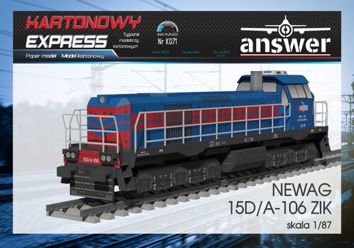 Answer KE-K071 Newag 15D/A-106 ZIK