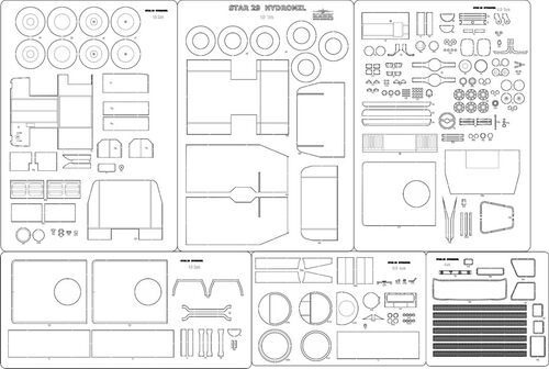 NEW! Answer KH-03-2025-01-SZK Star 29 Hydromil - Laser Frames And Details