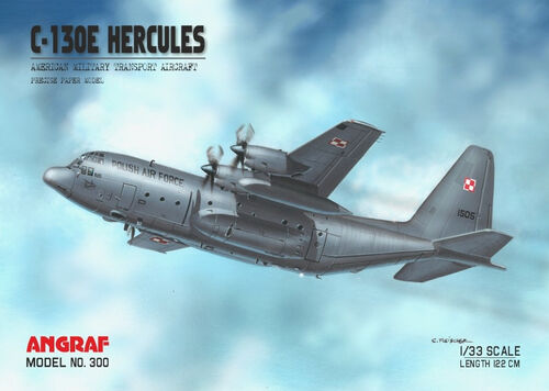 NEW! Angraf 300 C-130E Hercules - American Military Transport Aircraft