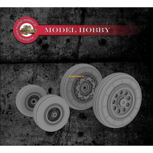 Model Hobby 0102-KOL Dassault Mirage F1 - Resin Wheels