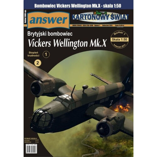 Answer KS-09-2013 Vickers Wellington Mk.X - British Bomber