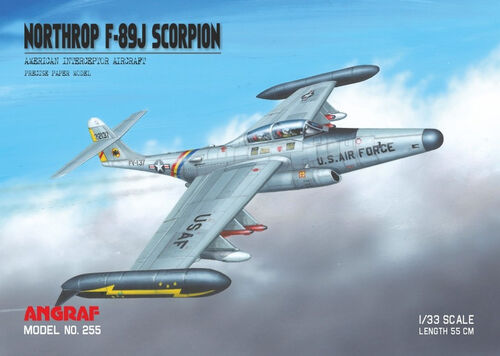 Angraf 255 Northrop F-89J Scorpion - American Interceptor Aircraft