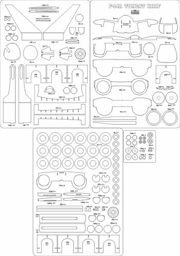 Answer ANG-275-SZK F-14A Tomcat - Laser Cut Frames