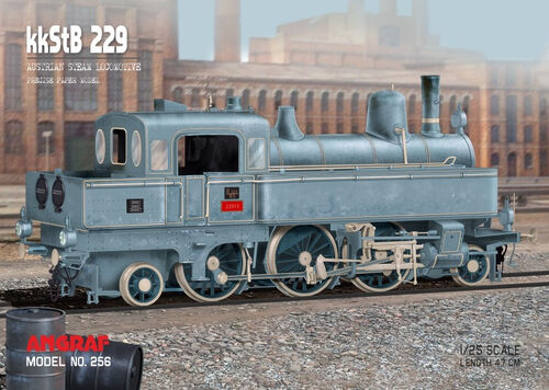 Angraf 256 kkStB 229 - Austrian Steam Locomotive