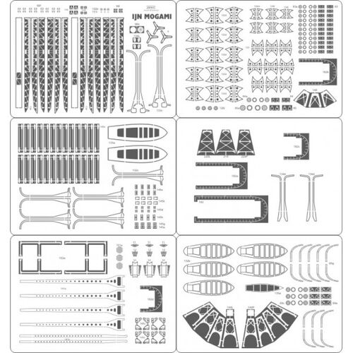 Answer ANG-06-2015-SZK01 IJN Cruiser Mogami - Set Of Details