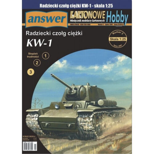 Answer KH-10-2007 KW-1 - Soviet Heavy Tank