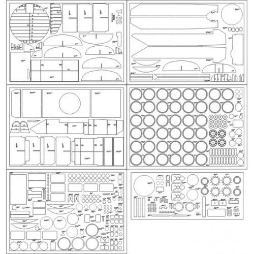 Answer ANG-05-2016-01-SZK01 T-62 - Laser Cut Frames, Details, Wheels