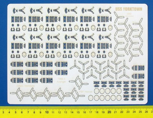 Answer ANG-127-SZK04 USS Yorktown (CV-10) - Planes Set Of Details