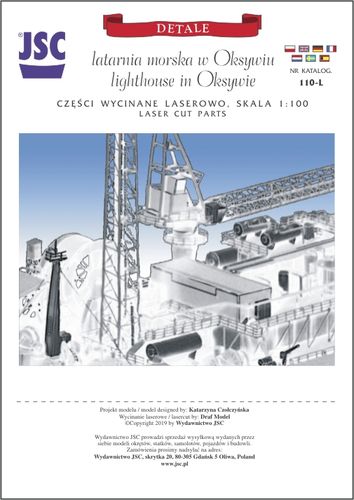 JSC 110-L Detale laserowe do latarni morskiej w Oksywiu
