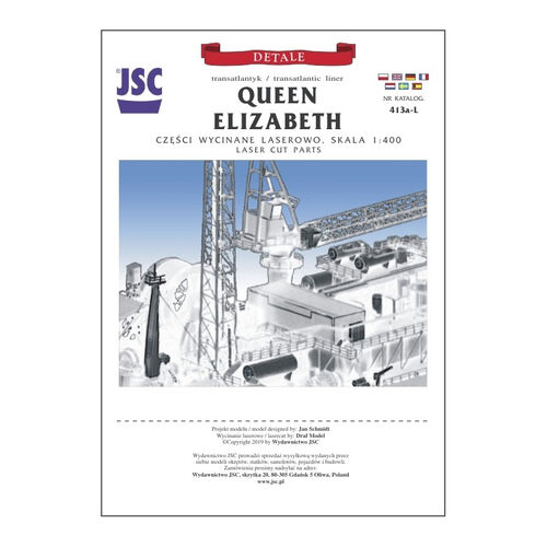 JSC 413a-L Części Wycinane Laserowo Do Statku Queen Elizabeth
