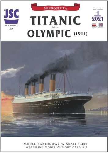 JSC 082 Brytyjski transatlantyk TITANIC lub Olympic