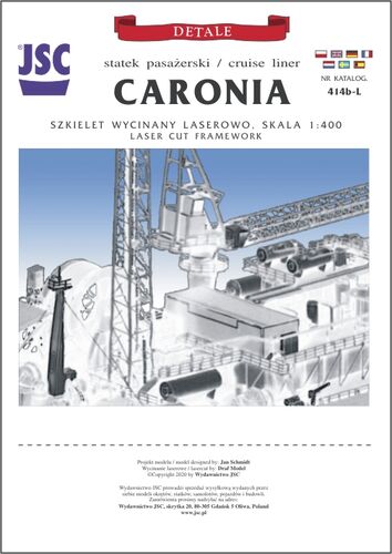 JSC 414b-L Detale laserowe do statku pasażerskiego Caronia