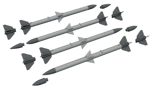 PREORDER Eduard 6481176 AIM-120 A/B (3D-Printed / 4 Missiles)