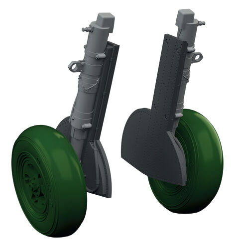 Eduard 6481171 Supermarine Spitfire Mk.I / Mk.II / Mk. Va / Mk.Vb - Undercarriage Legs (3D-Printed / for Eduard Kits)