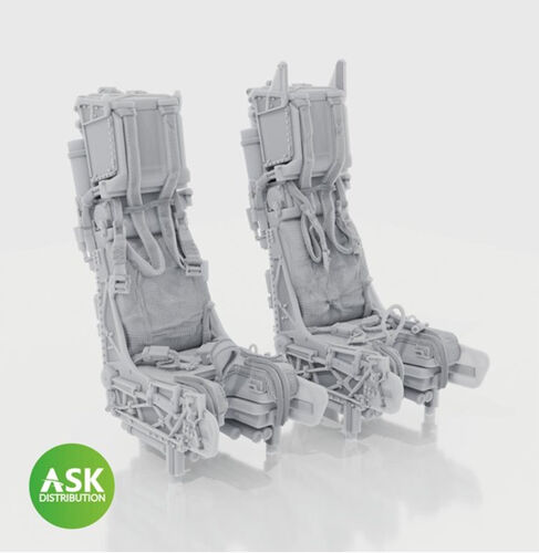Art Scale Kit A48075 Grumman F-14 D Tomcat - SJU-17 Ejection Seat with Seat Belts (for Tamiya Kits / 3D-Printed