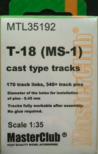 MASTERCLUB MTL-35192 T-18 MS-1 cast type tracks