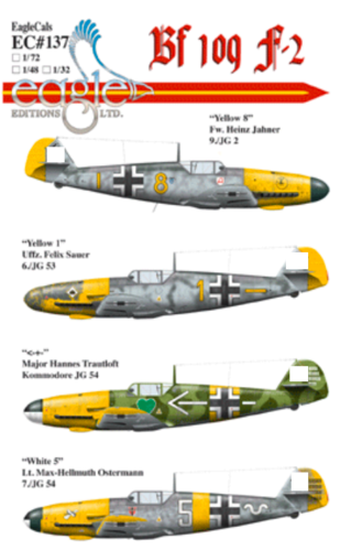 Eagle Editions D137-72 Bf 109 F-2s