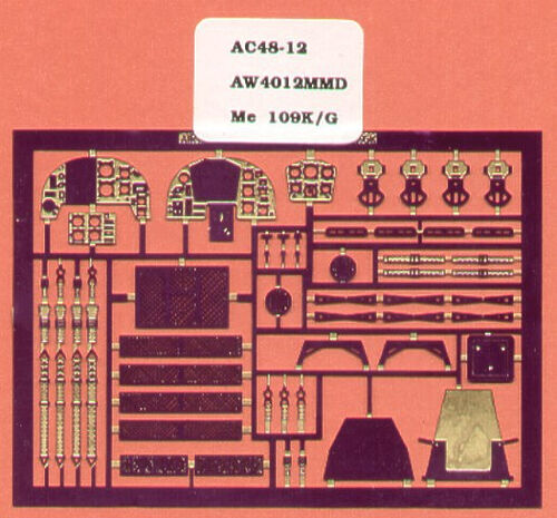 Airwaves C48012 Messerschmitt Bf-109G/K (for Airfix AX04101, Arii and Revell kits)