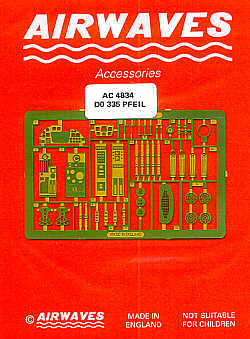 Airwaves C48034 Dornier Do-335 A (designed to be used with Monogram kits)
