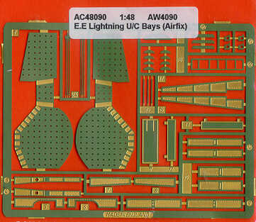 Airwaves C48090 BAC/EE Lightning F.2A/F.6 under carriage bays (for Airfix and Grand Phoenix kits)