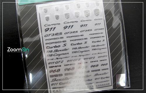 ZoomOn ZD032 Porsche Logo Metal Sticker